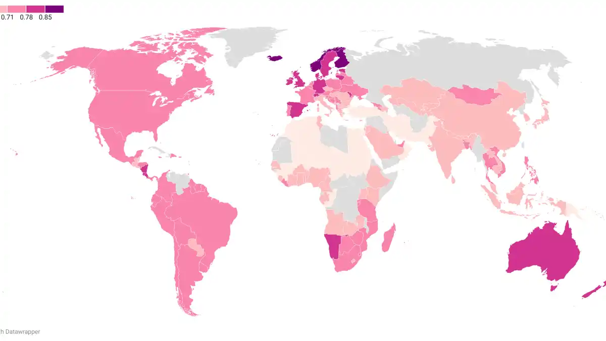 Best Countries for Gender Equality – Ranked 2026 - The Facts Institute
