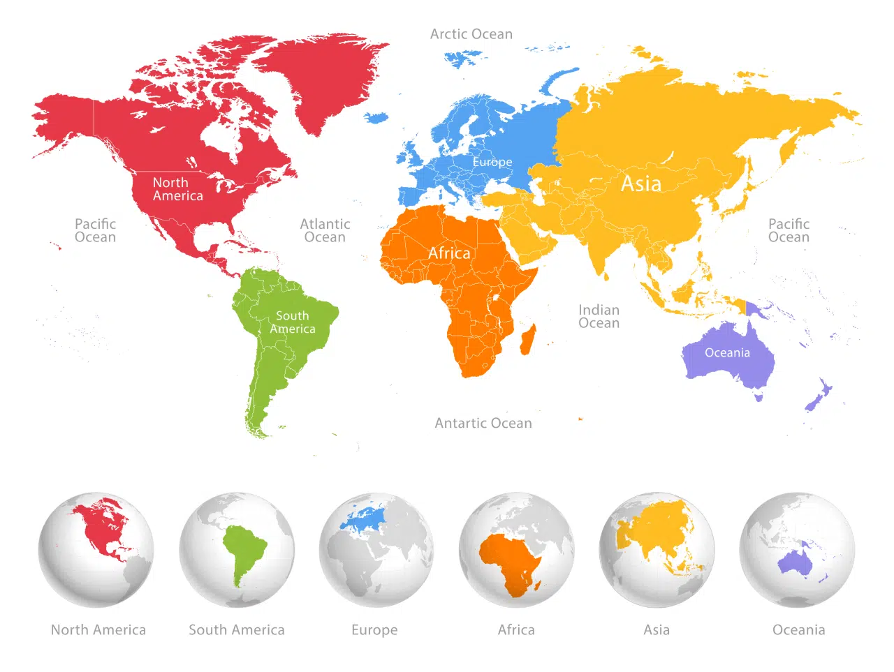 5 Interesting Facts About The Continents Of The World