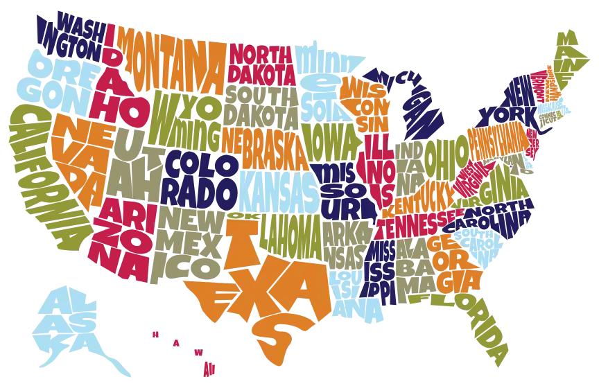 Memorize the 50 States (Abbreviations & State Capitals) - The Facts ...
