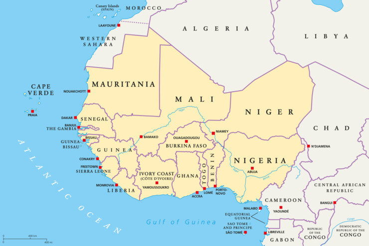 Western African Countries: Full List, Capitals, and Map - The Facts ...