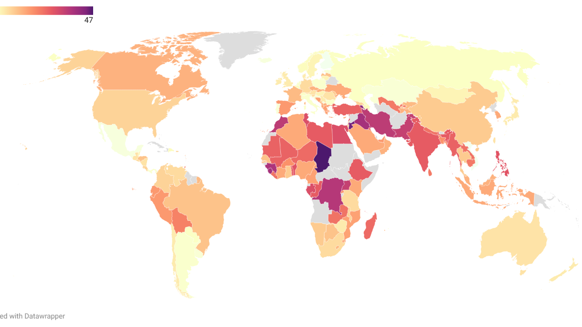 Angriest Countries in the World – Ranked 2026 - The Facts Institute